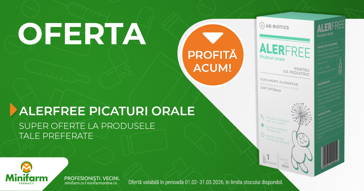 Promotii in farmaciile Minifarm. Descopera promotiile noastre